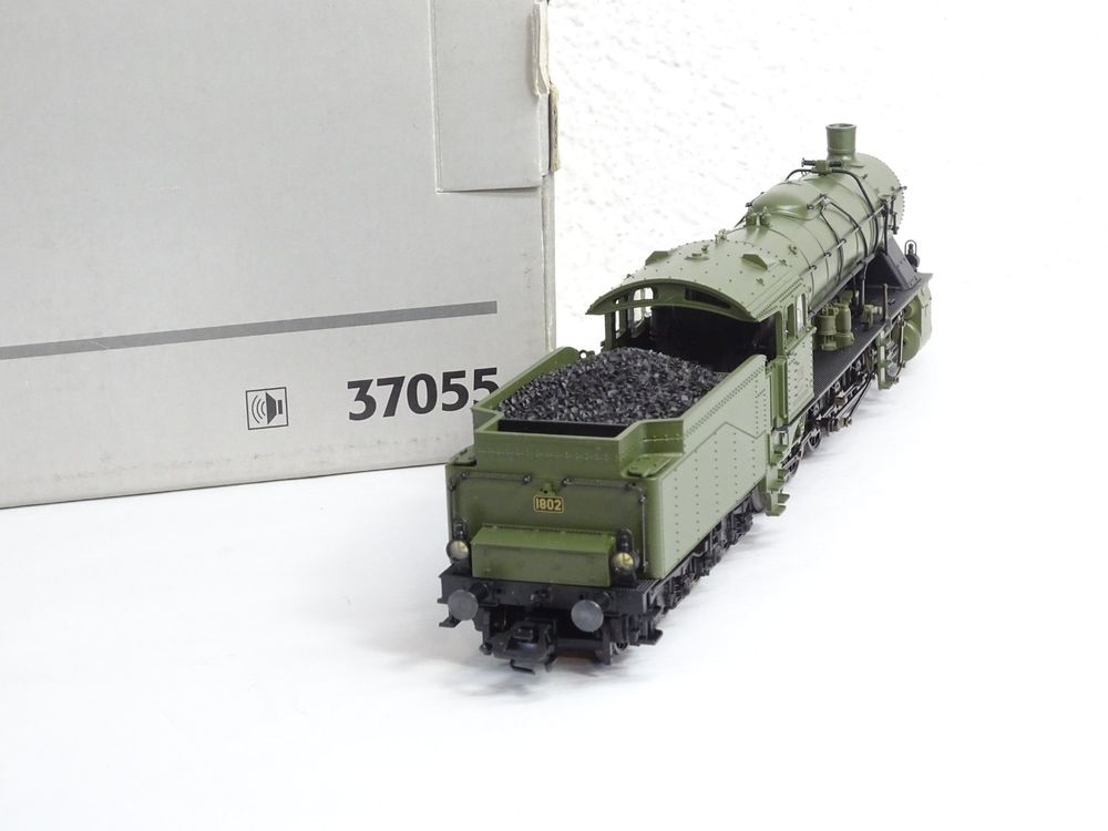 Märklin 37055 Dampflok Serie K, K.W.St.E . 1802, Grün, Sound (D ...