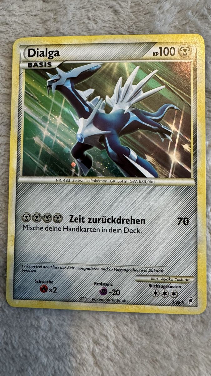 Dialga Pokemon Karte - Holo 🇩🇪 (Neu (gemäss Beschreibung)) in Dietlikon ...