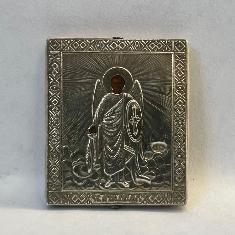 Russische Miniatur-Ikone Silber "84" St. Michael, Archangel | Kaufen auf Ricardo