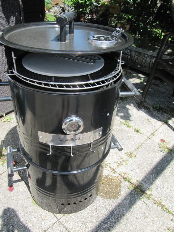 GRILL WELLCRAFT BBQ FASSGRILL AUF ROLLEN NEUWERTIG | Kaufen auf Ricardo