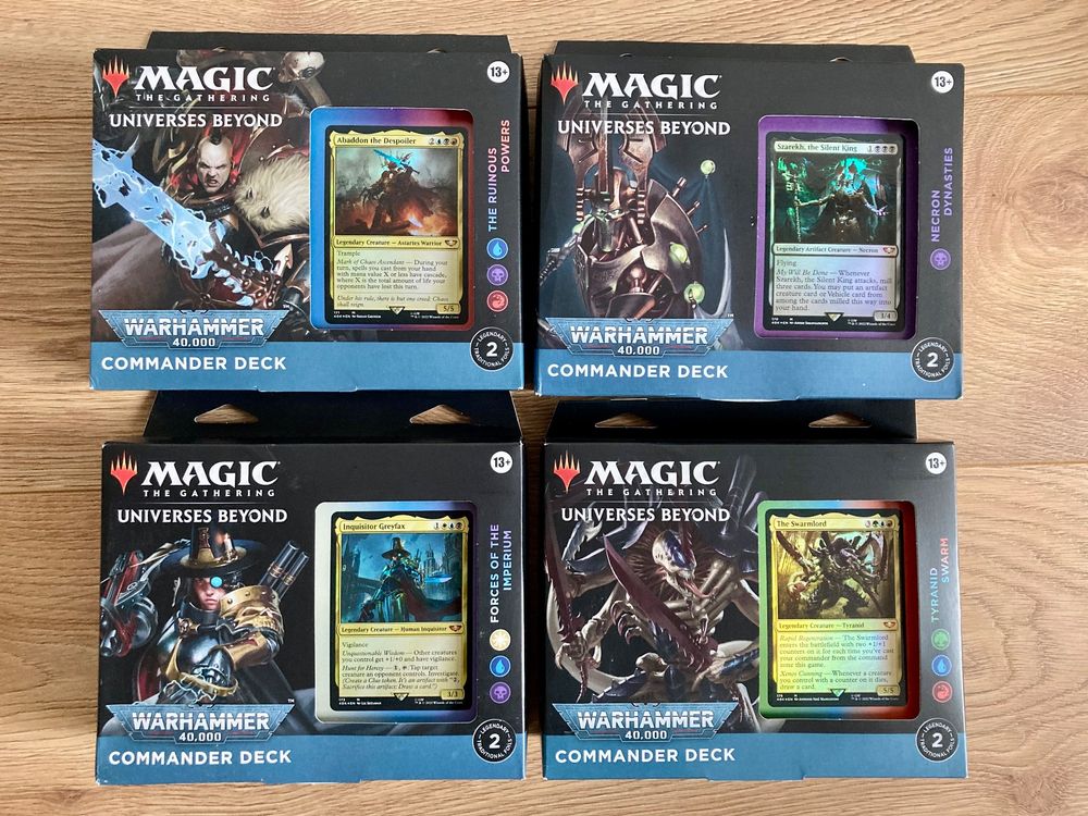 Mtg Warhammer 40k deck set bundle (all 4x decks) (Neu und ...