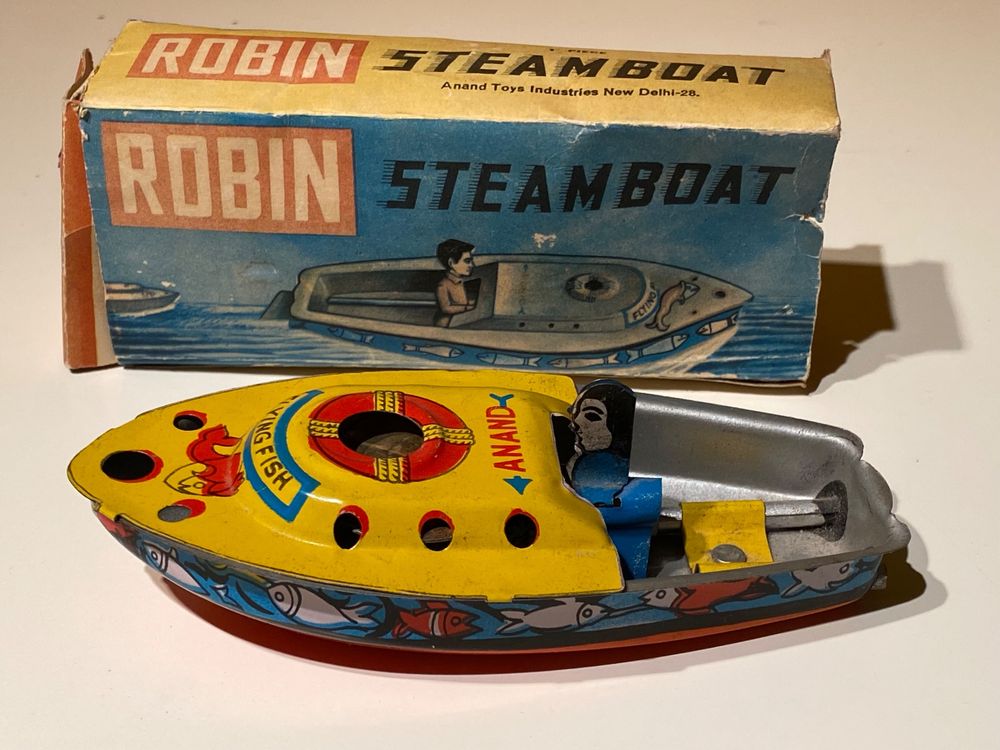 ROBIN STEAMBOAT Blechspielzeug Anand Toys (Gebraucht) in für CHF 20 ...