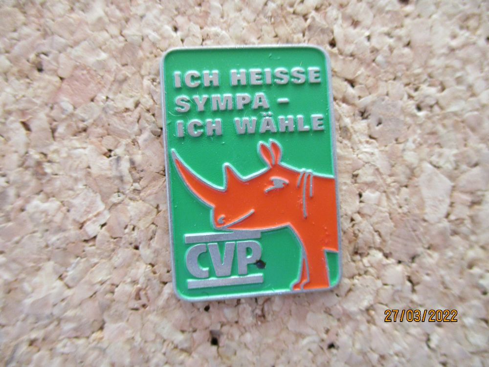 Nashorn Ich heisse Sympa CVP (Neu (gemäss Beschreibung)) in Felsberg ...