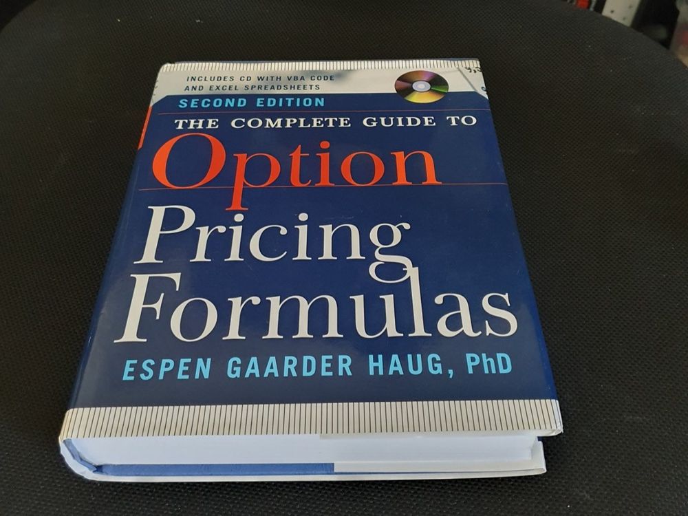 Option pricing and formulas by E Haug 2nd edition incl CD | Kaufen auf ...