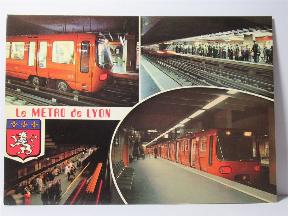 Ansichtskarte Le Metro de Lyon (Neu (gemäss Beschreibung)) in Grenchen ...
