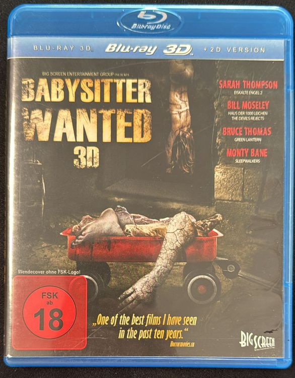 BABYSITTER WANTED BLU-RAY 3D (Gebraucht) in Zürich für CHF 9 – mit ...