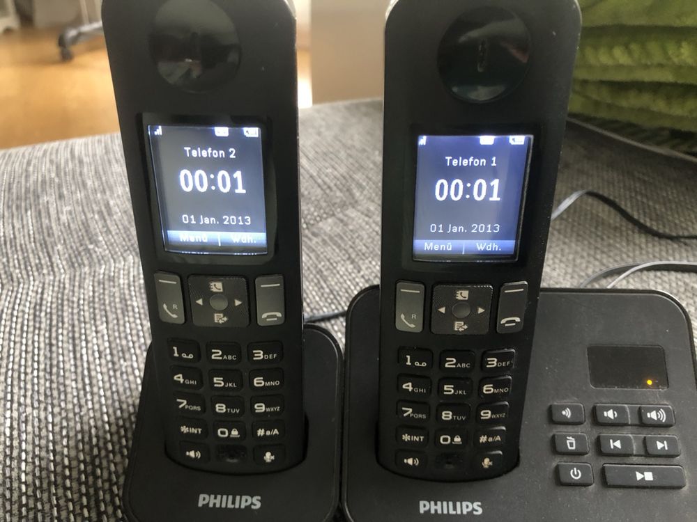Philips Telefon D605 Duo mit Anrufbeantworter (Gebraucht) in Egg b ...