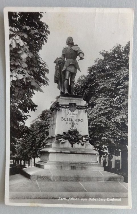 Bern, Adrian von Bubenberg-Denkmal | Kaufen auf Ricardo Bern, Adrian von Bubenberg-Denkmal | Kaufen auf Ricardo
