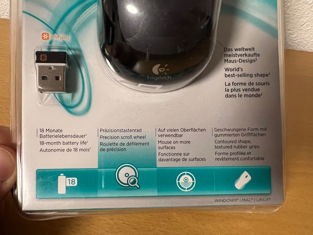NEW: Logitech m325 BT-Mouse inkl. Unify USB Adapter (Neu und ...
