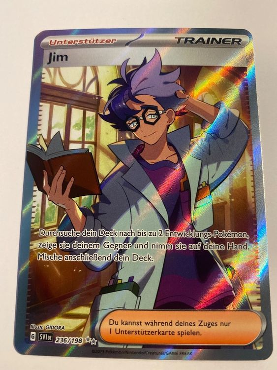 Pokemonkarte Jim Trainer | Kaufen auf Ricardo
