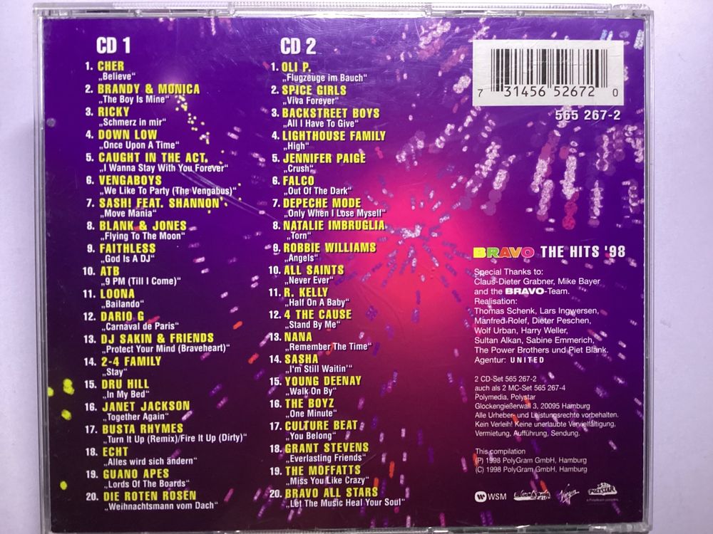 2CD Various – Bravo: The Hits '98 | Kaufen auf Ricardo