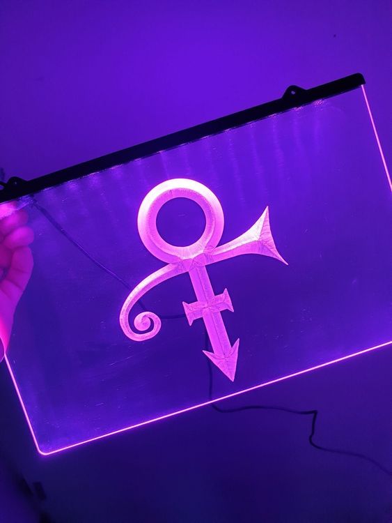 Prince Purple Rain LED Reklame Schild (Neu und originalverpackt) in ...