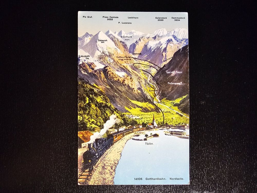 PK Postkarte Gotthardbahn (Gebraucht) in Dallenwil für CHF 5 – mit Lieferung auf Ricardo kaufen