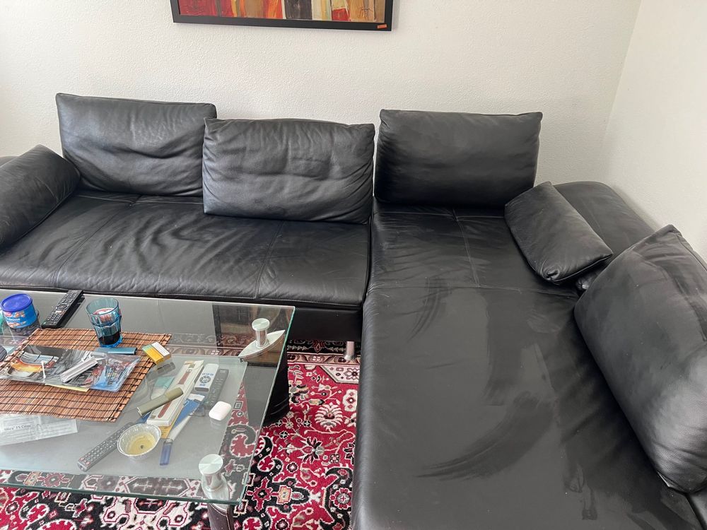 Gepflegte Leder-Couch Garnitur (Gebraucht) in Pfäffikon SZ für CHF 120 ...