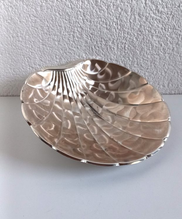 Alte versilberte Schale in Muschelform von QUIST, 50er | Acheter sur ...