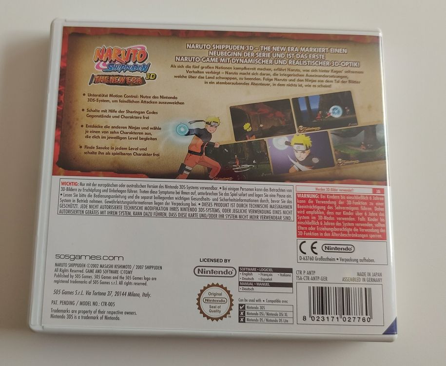 NARUTO SHIPPUDEN 3D The new Era Nintendo 3DS | Kaufen auf Ricardo