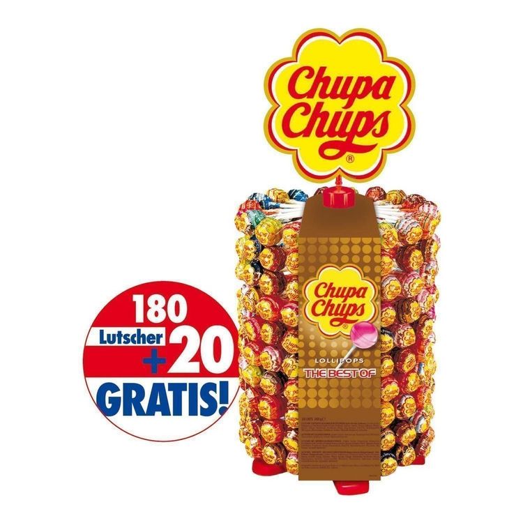 Chupa Chups 180er Lutscherrad +20 Gratis (Neu und originalverpackt) in ...