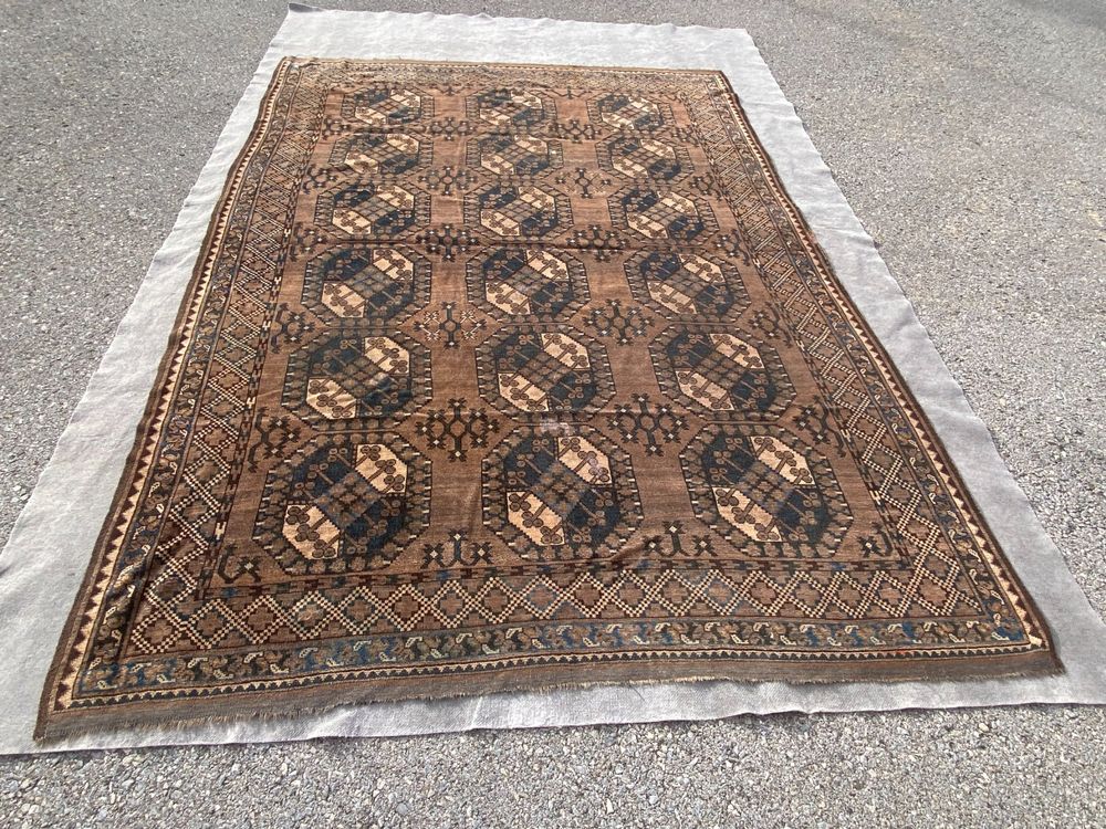 Ersari alter Teppich 290x207cm geknüpft | Kaufen auf Ricardo