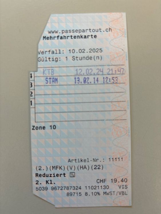 4 Fahrten Karte Wie Lange Gultig