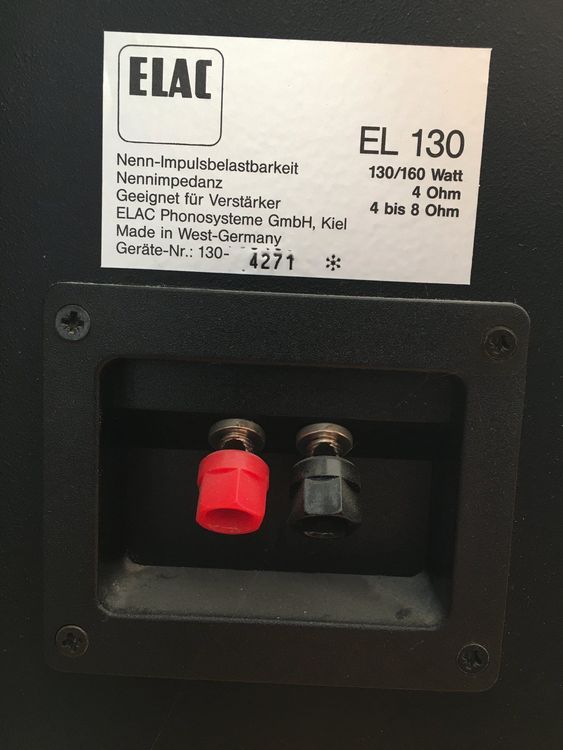 Elac EL 130 + EL 110 Lautsprecher (Gebraucht) in Ilanz für CHF 329 ...