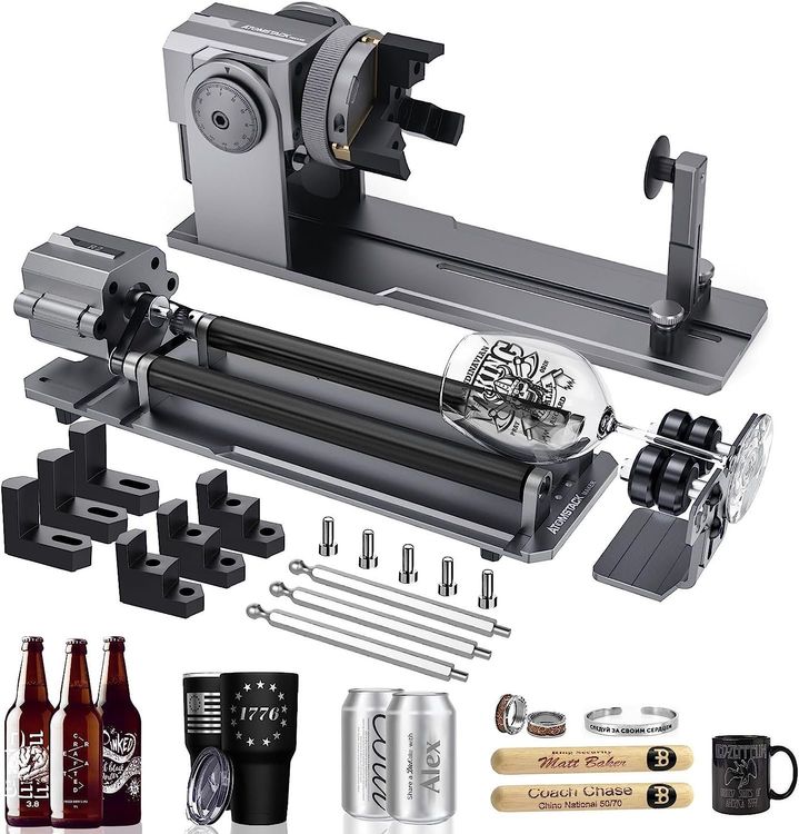 ATOMSTACK R1 PRO Klauenscheibenwalze Laser Rotationswalze | Kaufen auf ...