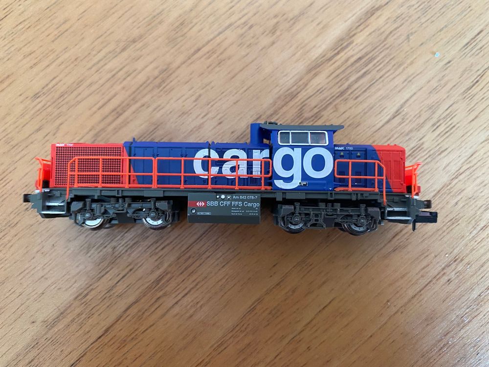 Spur N - Hobbytrain - SBB Cargo Diesellok, AM 843 (Neu (gemäss ...