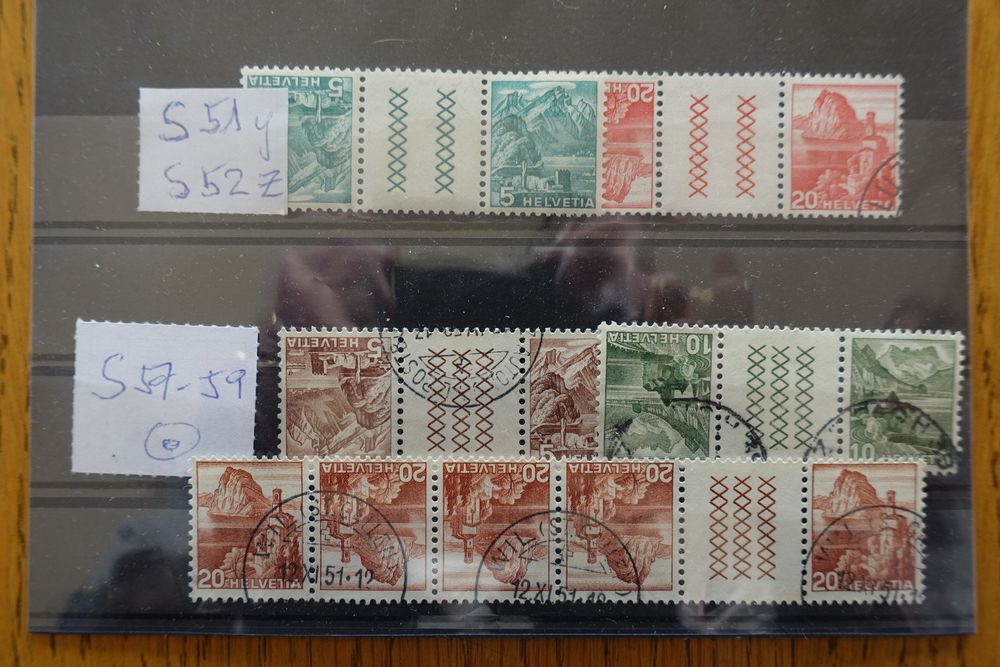 Gelegenheit Schweiz Kehrdruck 1948 und Zwischenstege | Kaufen auf Ricardo