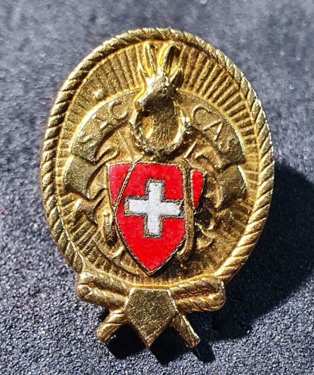 Y483 - Brosche / Pin SAC CAS Schweizer Alpen Club Abzeichen | Kaufen auf Ricardo