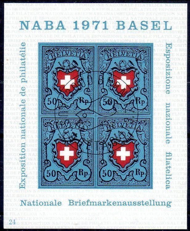 Gedenkblock 1971 Naba Block Basel Ausgabetag B592 Kaufen Auf Ricardo