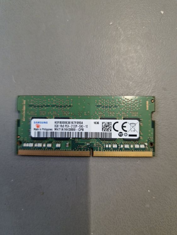 SAMSUNG DDR4 RAM 8GB SO-DIMM (Gebraucht) in Emmen für CHF 14 – mit ...