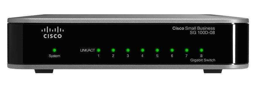 CISCO 8 Port Gigabit Ethernet Switch (Neu und originalverpackt) in ...
