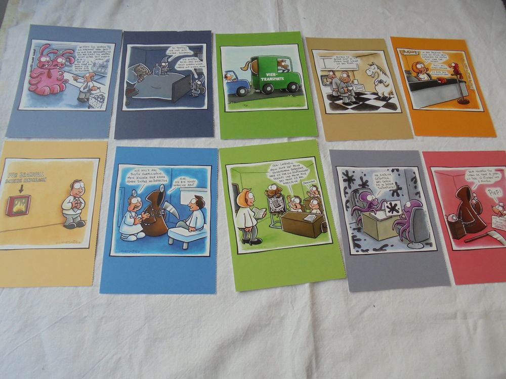 10 witzige Postkarten nichtlustig | Kaufen auf Ricardo