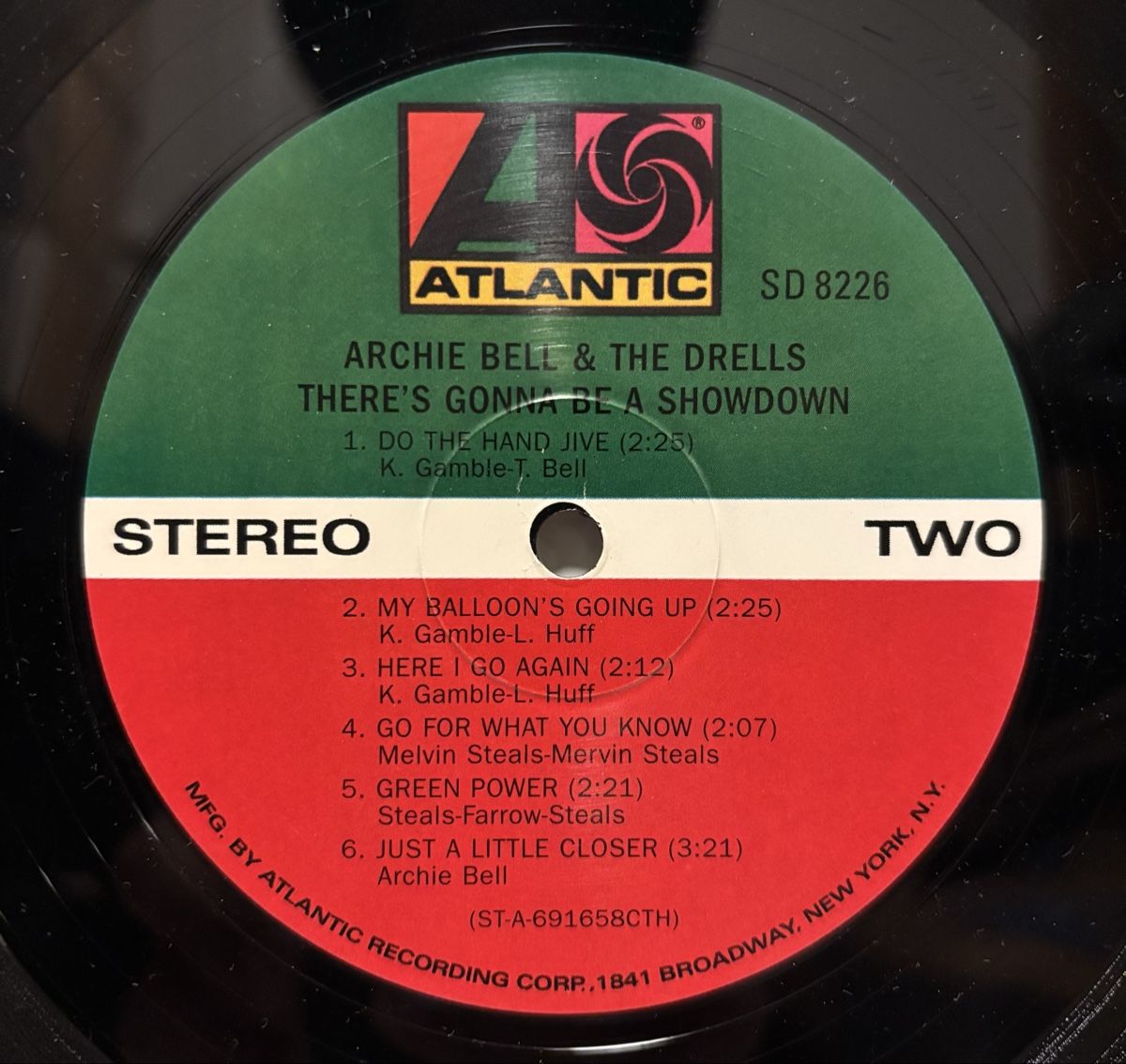 Archie Bell & The Drells - There’s Gonna Be A Showdown LP NM (Gebraucht ...