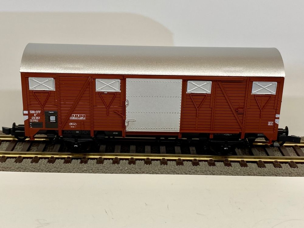 3 x Roco (H0 GS) SBB Gedeckte Güterwagen K Epoche III (Gebraucht) in Zürich für CHF 46 – mit ...