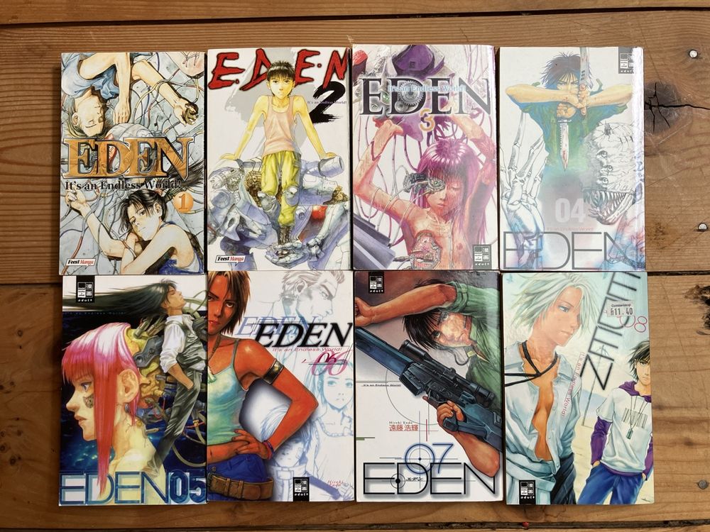 Eden Manga Band 1-8 (Gebraucht) in Zürich für CHF 20 – mit Lieferung auf Ricardo kaufen