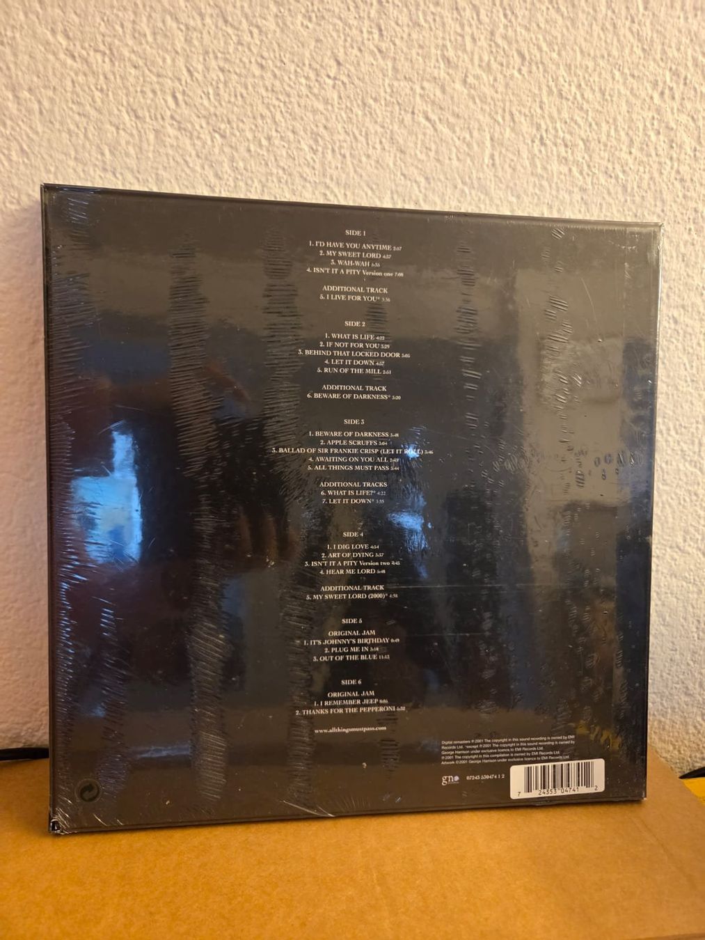 GEORGE HARRISON - ALL THINGS MUST PASS, VINYL BOX SET (3xLP) (Neu und ...