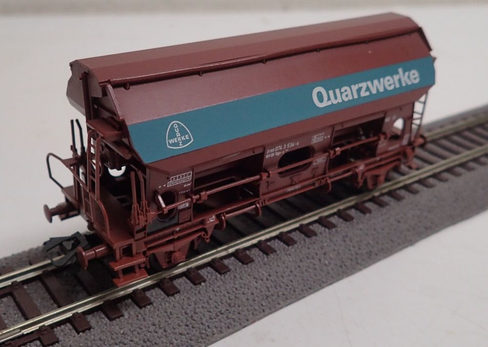 Roco H0 - DB - Schwenkdachwagen Typ Tdgsz Quarzwerke - 44048 (Gebraucht) in Lausanne für CHF 8 ...