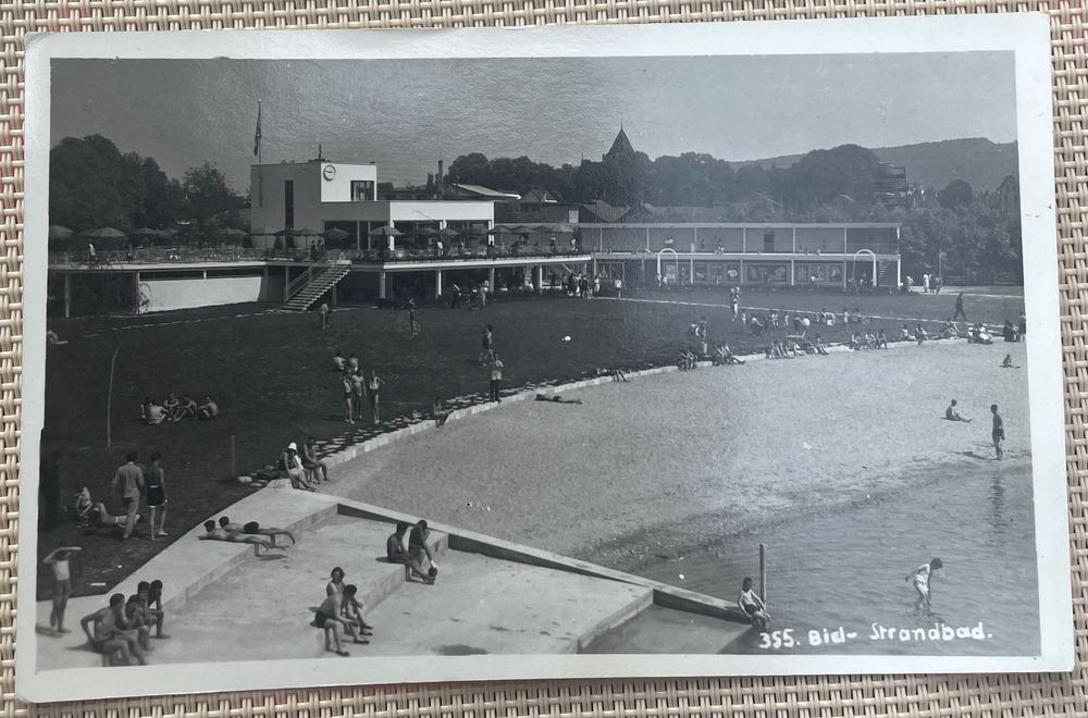 Fotokarte Biel Strandbad | Kaufen auf Ricardo