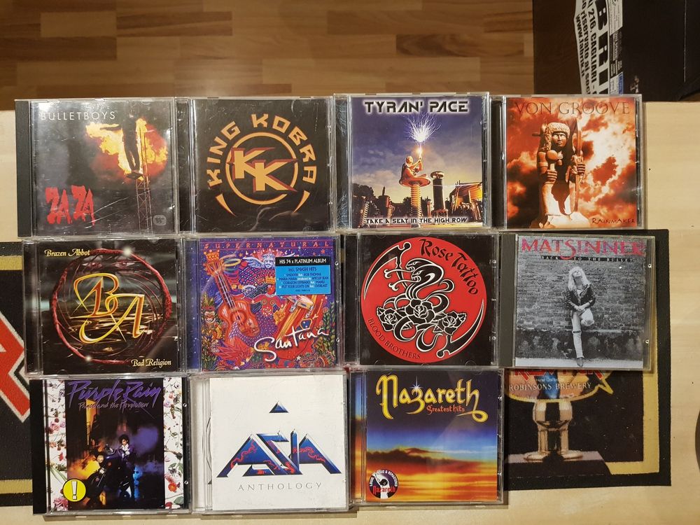 CD Sammlung Hard Rock - Heavy Metal - Rock 34 Stück (Gebraucht) in Les Collons für CHF 71 – mit ...