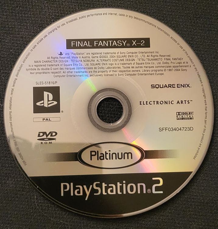 Final Fantasy X-2 PS2 Platinum Playstation 2 Square Enix FR (Gebraucht ...