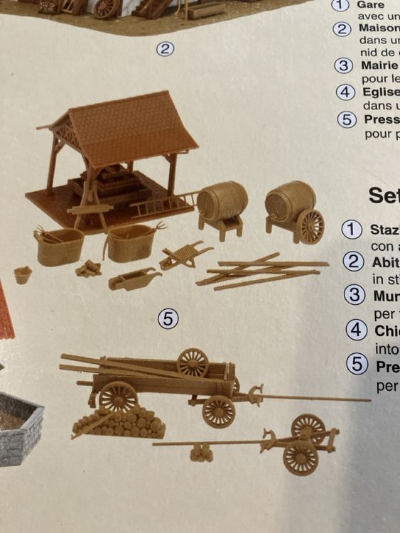 Modellsatz Weintritte mit Wagen | Kaufen auf Ricardo