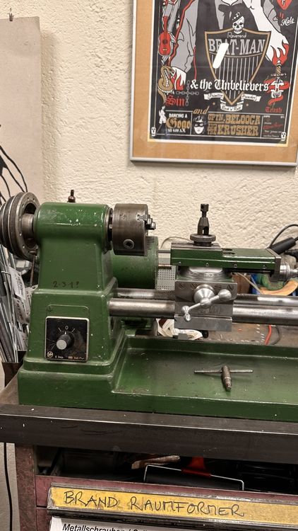 Kleiner Original Scintilla Drehbank zu verkaufen (Gebraucht) in Zuchwil ...