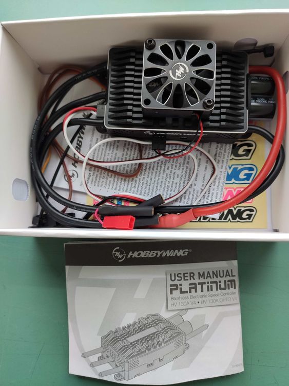 Regler Hobbywing Platinum V4 HV 130A Opto | Kaufen auf Ricardo