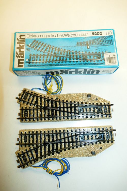 Märklin H0: M-Gleis Weichenpaar Einheit 2 | Kaufen auf Ricardo