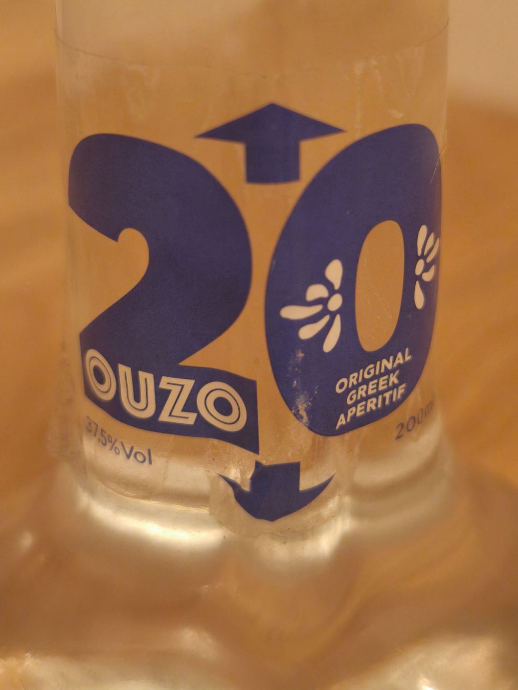 Original Ouzo 20 aus Griechenland, 200 ml lustige Flasche (Neu und ...