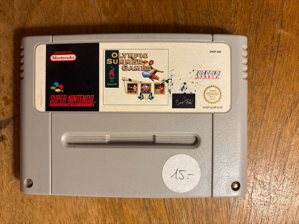 OLYMPIC SUMMER GAMES - Super Nintendo SNES (Gebraucht) in Zürich für ...