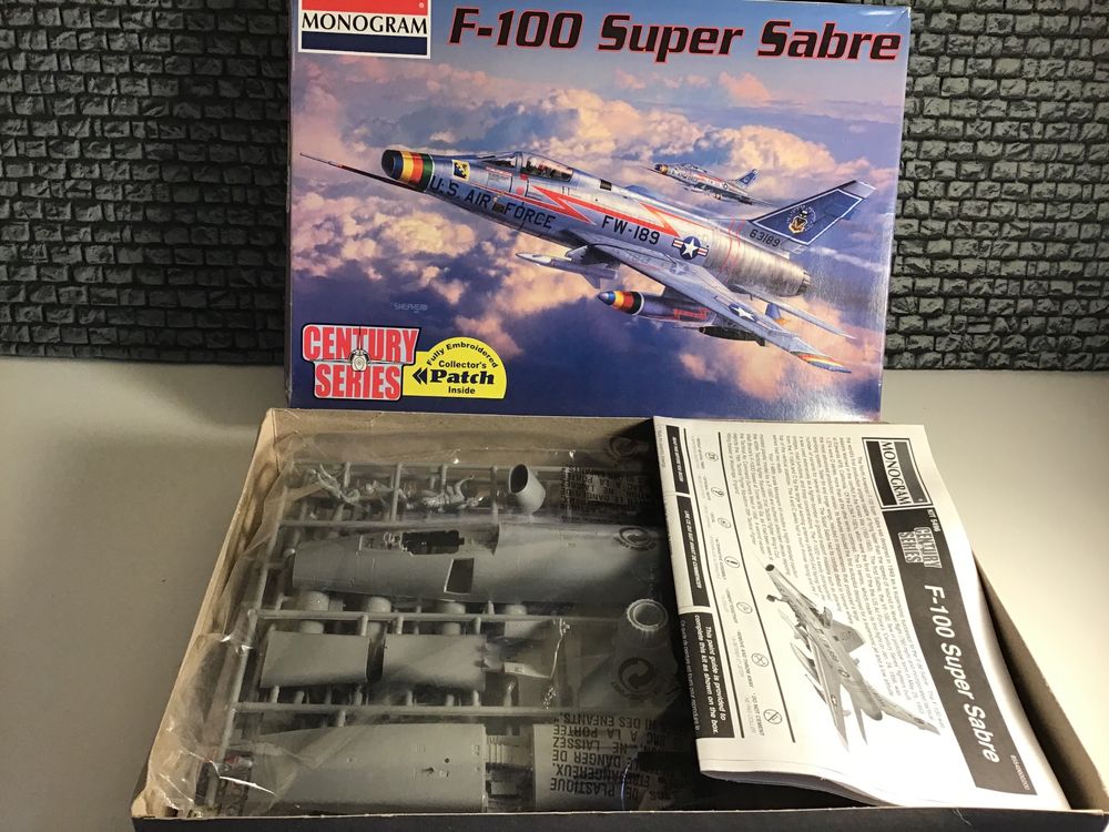 Modellbausatz Flugzeug Monogram F-100 Super Sabre 1:48 | Kaufen auf Ricardo