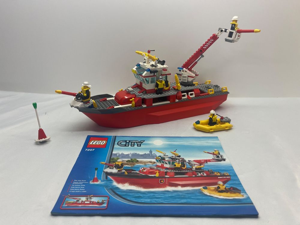 Lego Feuerwehr Boot Schiff 7207 - vollständig! | Kaufen auf Ricardo