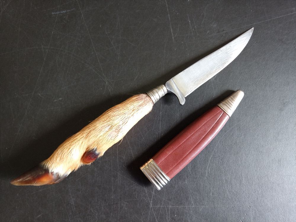 Rehfuss Dolch Messer - Reh Fell - Leder (Gebraucht) in Zofingen für CHF ...