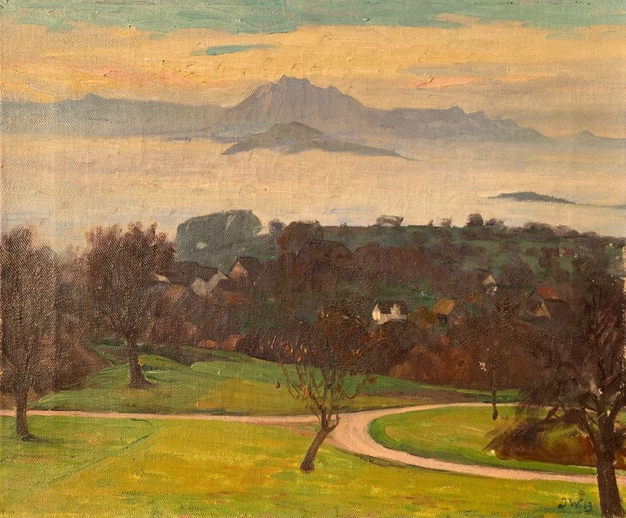 Johannes Weber (1871-1949) Gemälde | Kaufen auf Ricardo